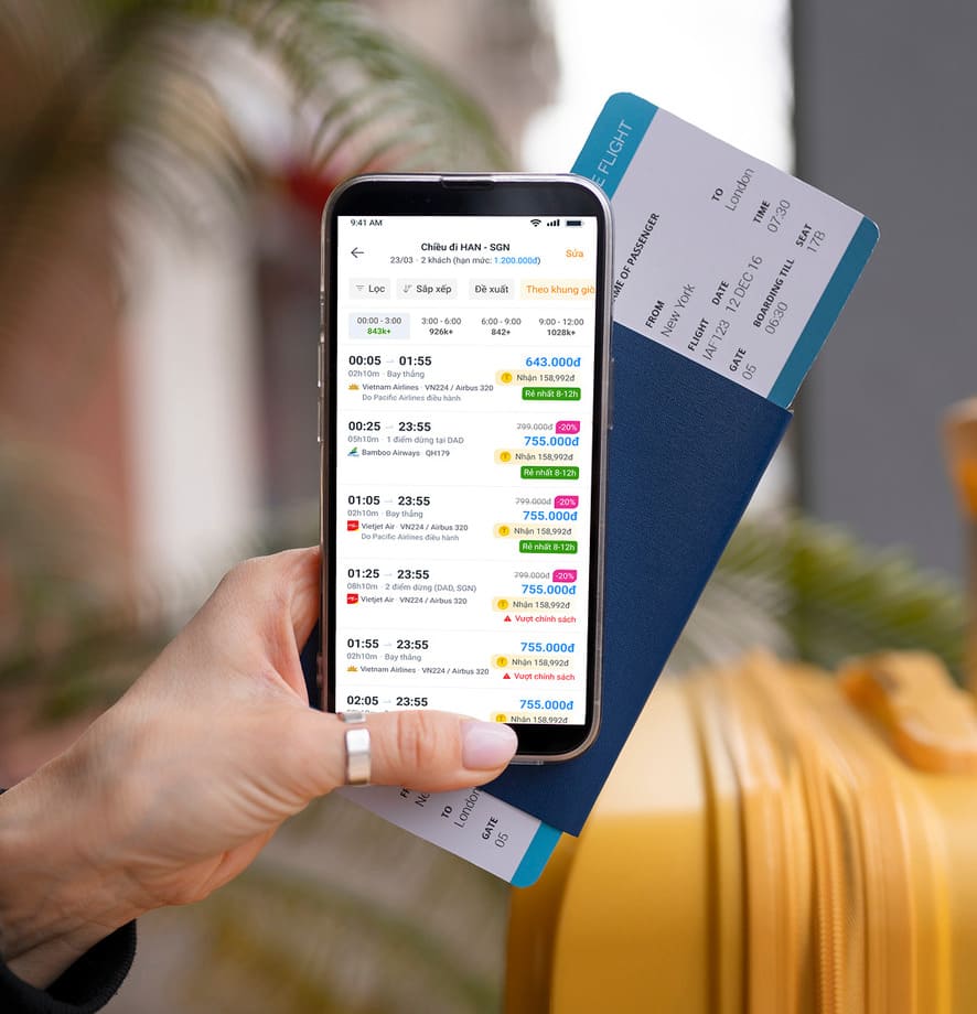 Đặt phòng khách sạn trực tuyến tiết kiệm hơn 80% tại Vntrip.vn